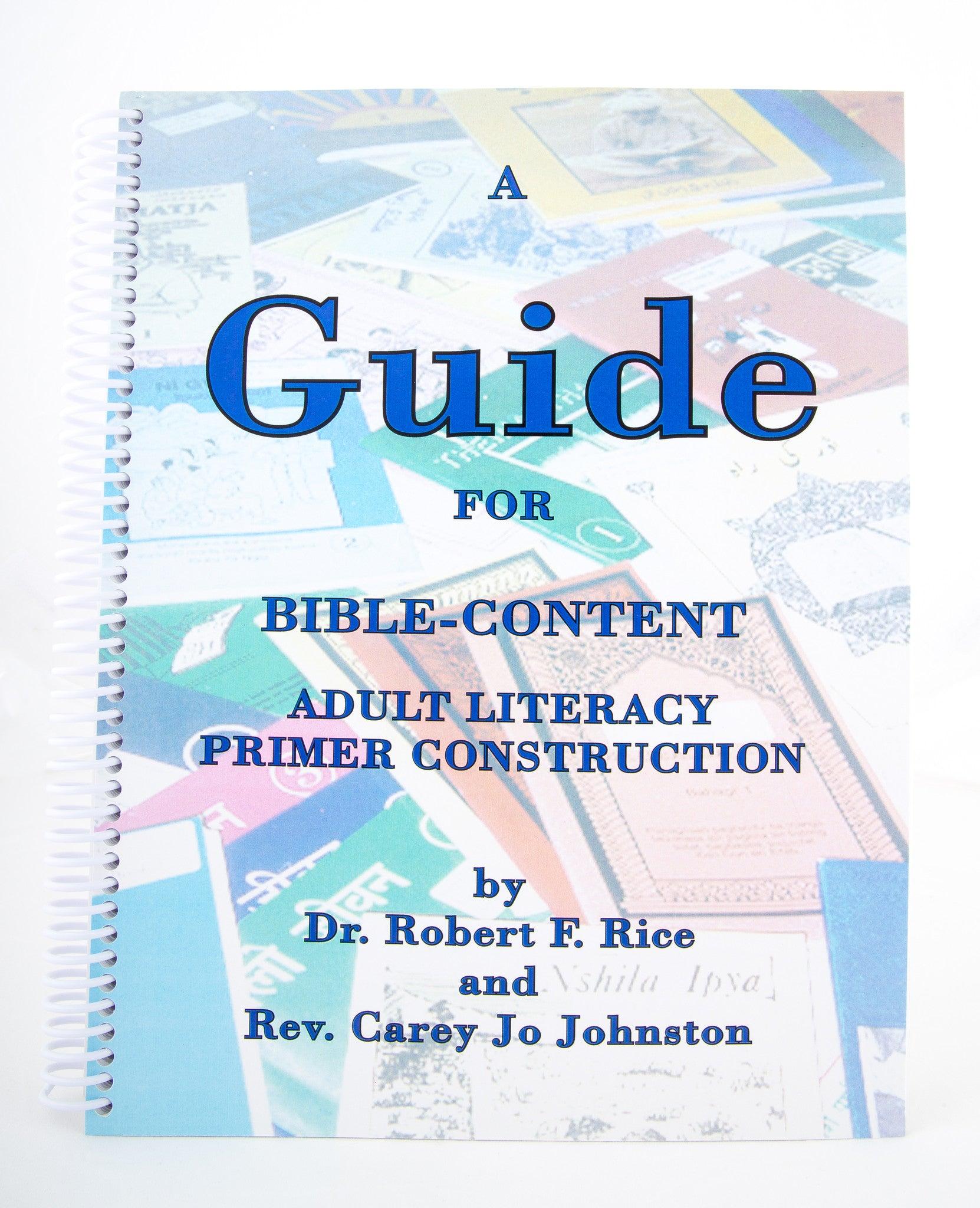 A GUIDE FOR BIBLE CONTENT ADULT LITERACY PRIMER CONSTRUCTION Digit a-guide-for-bible-content-adult-literacy-primer-construction-digit