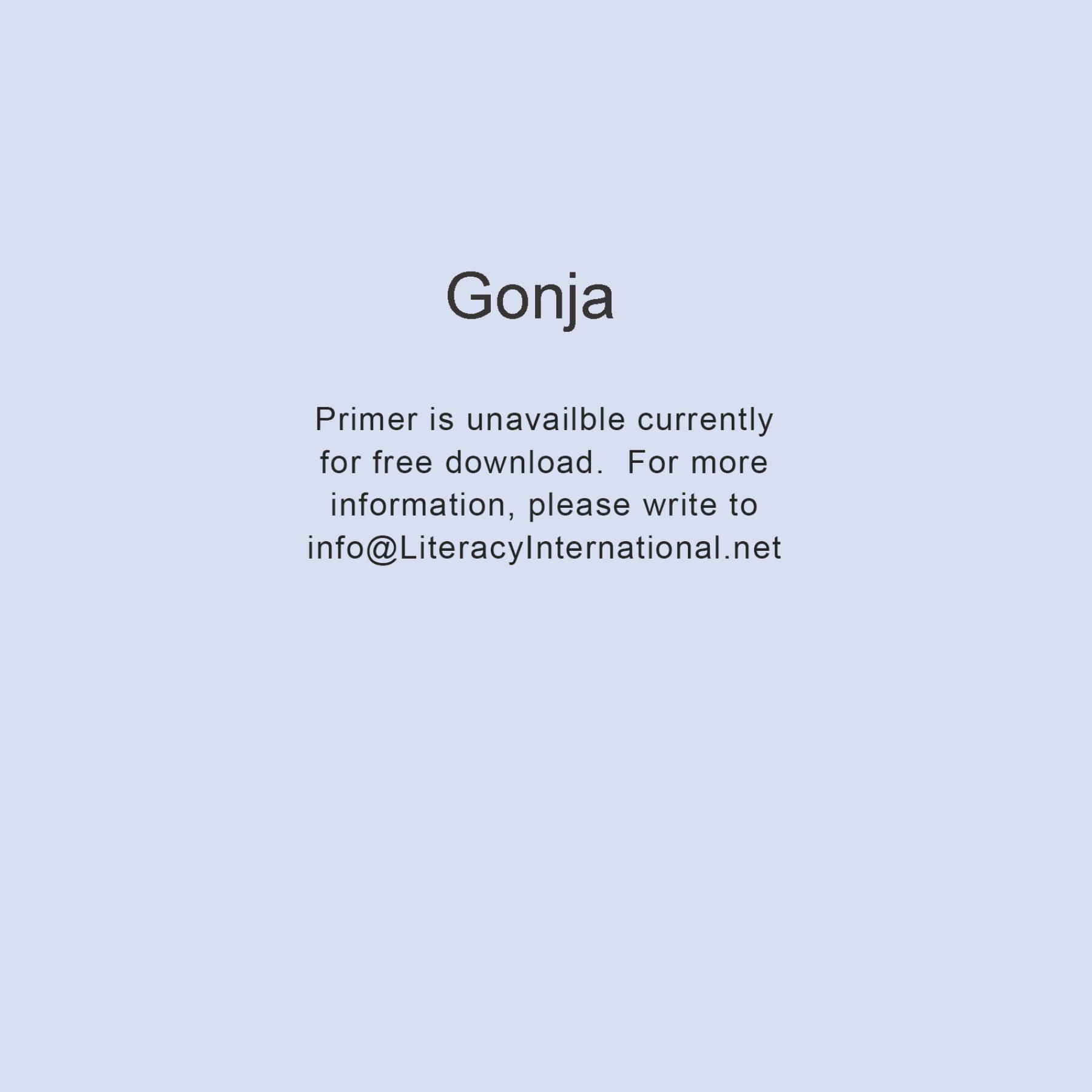 Gonja | Literacy & Evangelism International